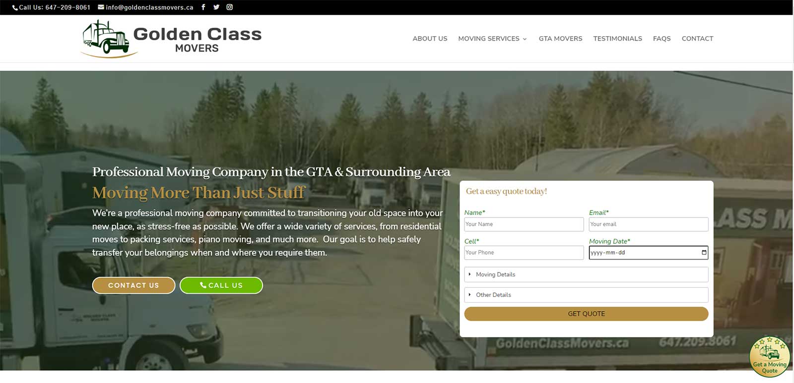 Golden Class Movers | MYC Interactive